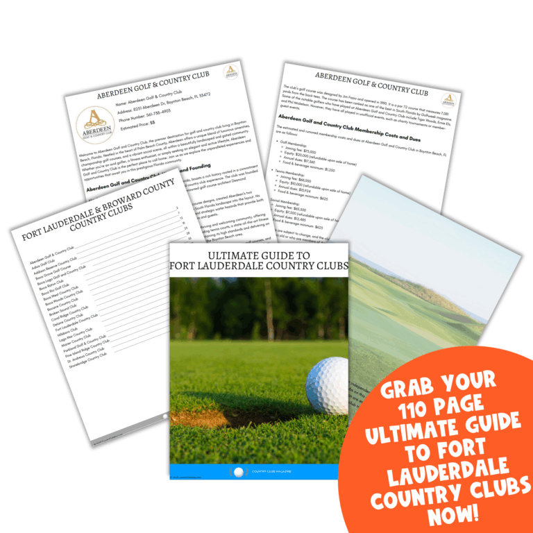 Addison Reserve Country Club Delray Beach FL | Membership Cost ...