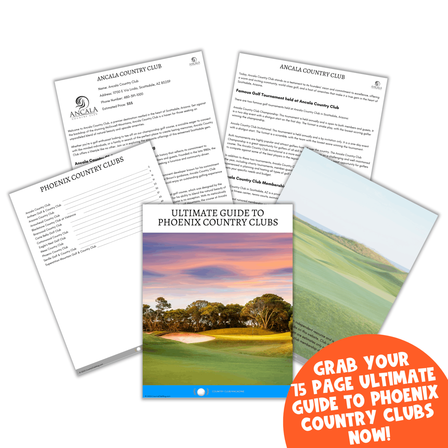 Ancala Country Club Scottsdale AZ | Membership Cost, Amenities, History ...