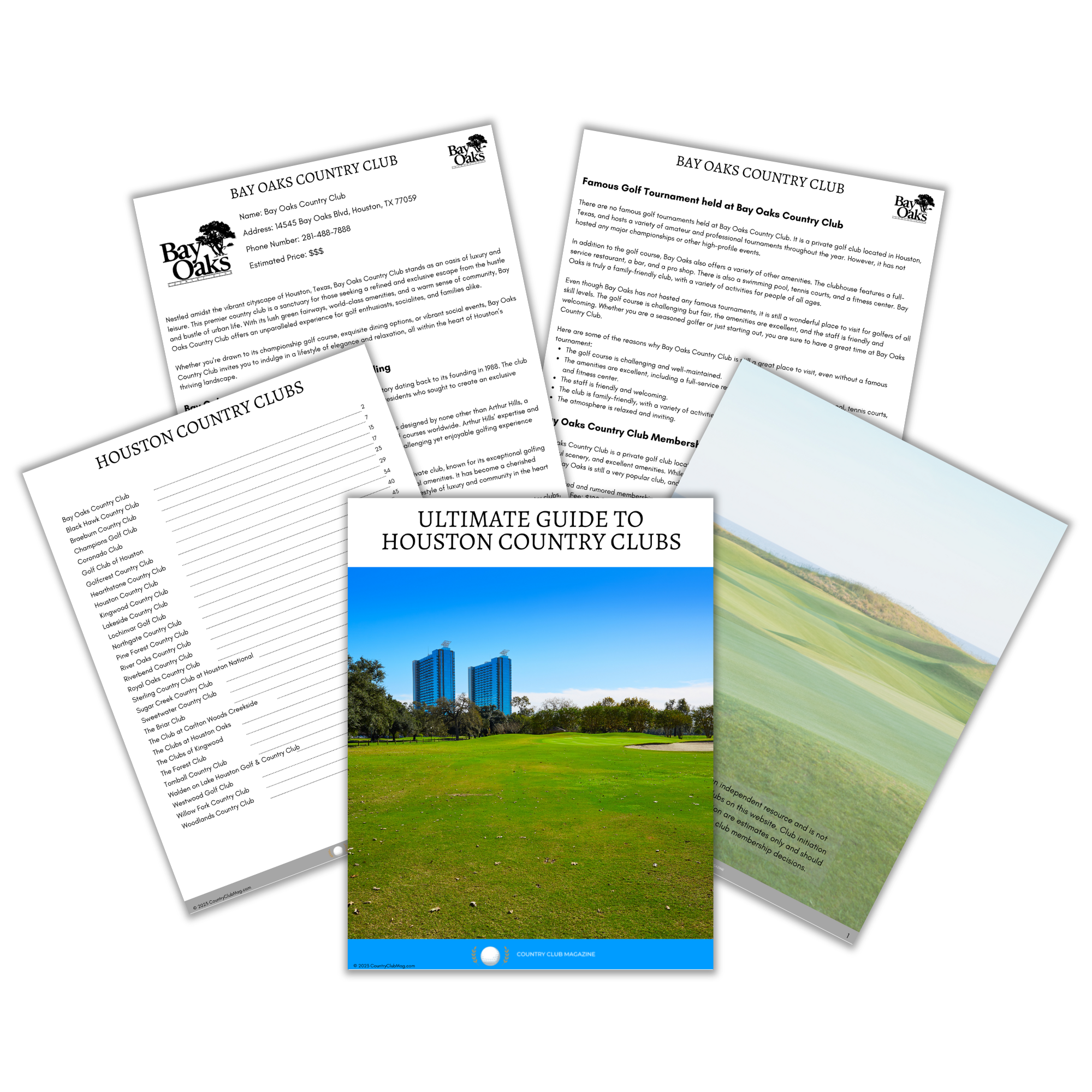 Houston Country Club Guide - Country Club Magazine