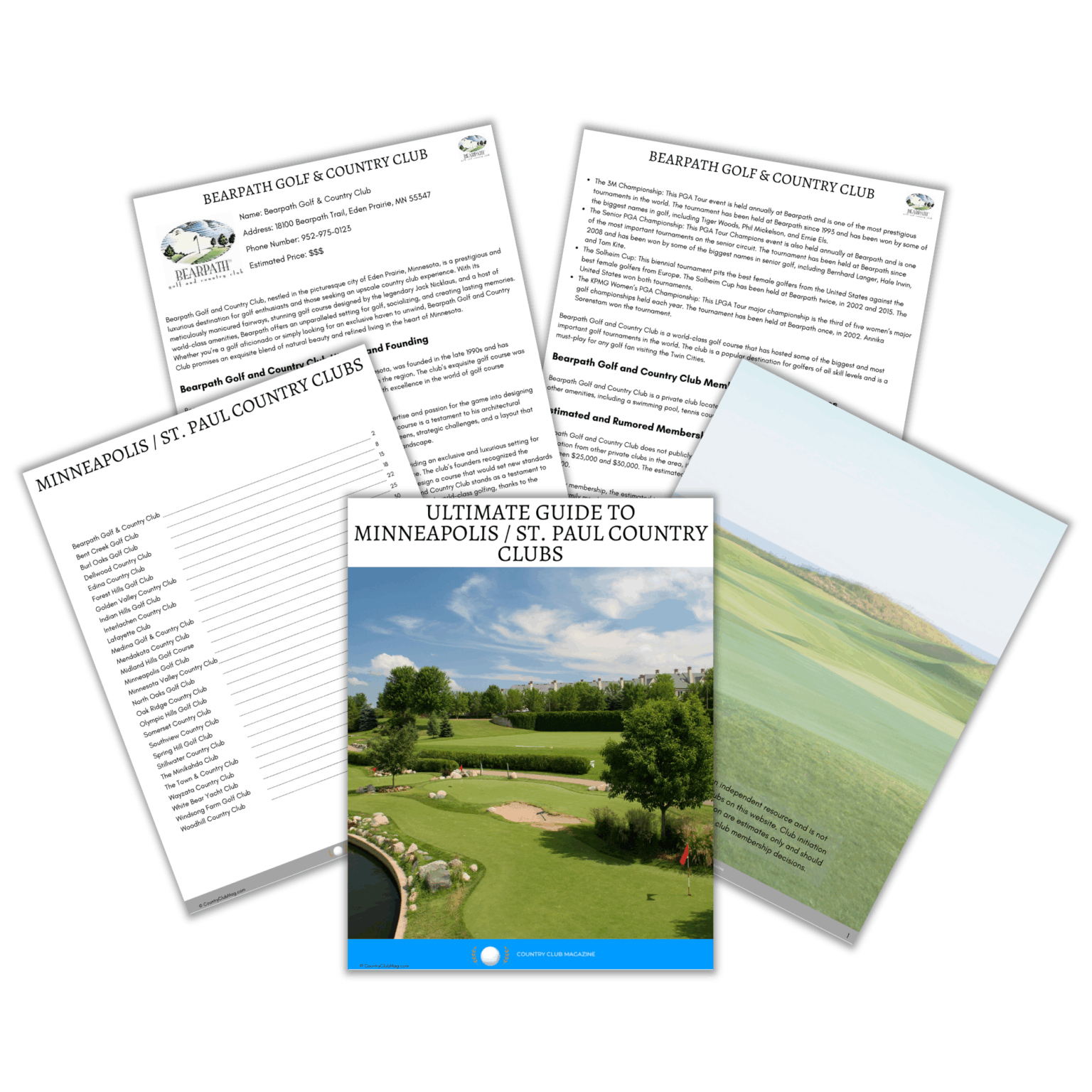 Minneapolis Country Club Guide - Country Club Magazine