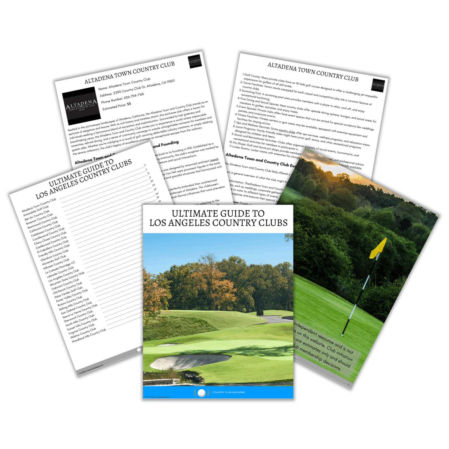 Los Angeles Country Club Guide - Country Club Magazine